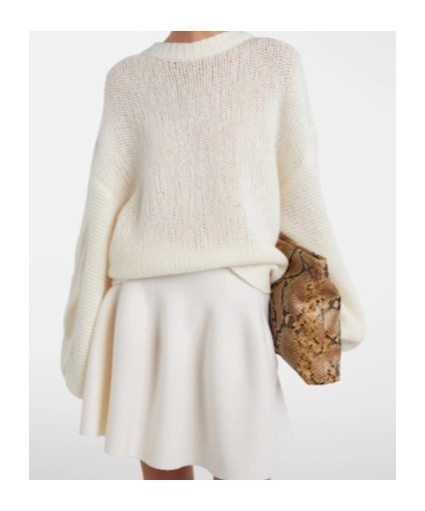 LISA YANG Crew Neck Knit Sweater