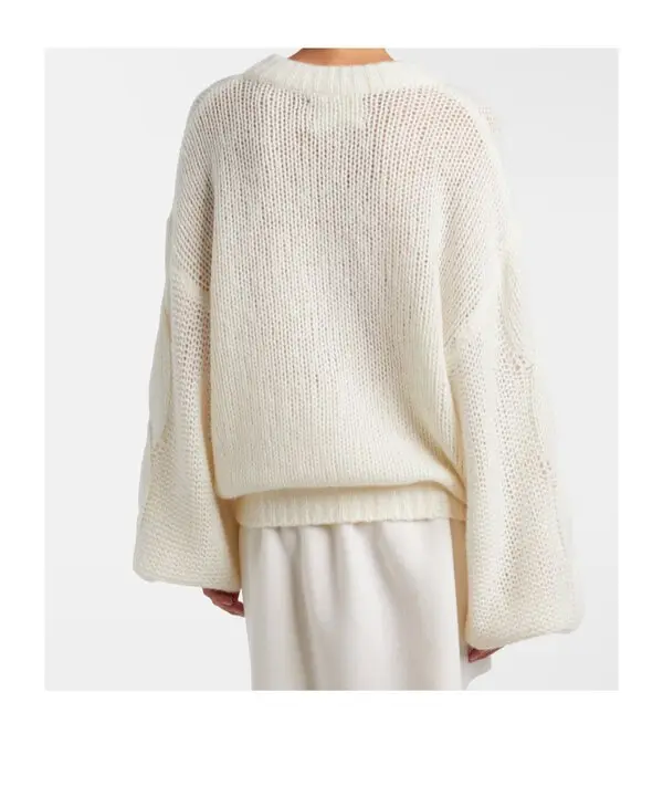 LISA YANG Crew Neck Knit Sweater