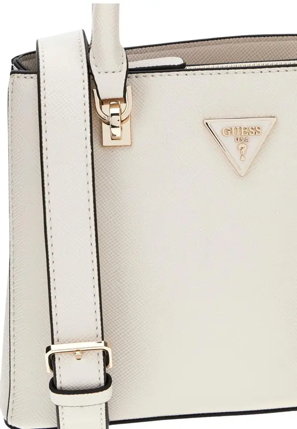 Guess Logo Zipper Tote Bag