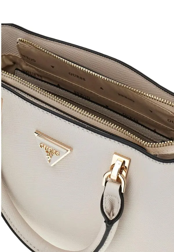 Guess Logo Zipper Tote Bag