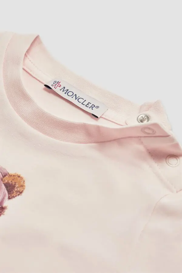 Moncler Teddy Bear Motif Cotton T-shirt