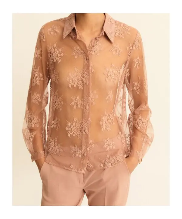 Marella Chantilly Lace Shirt