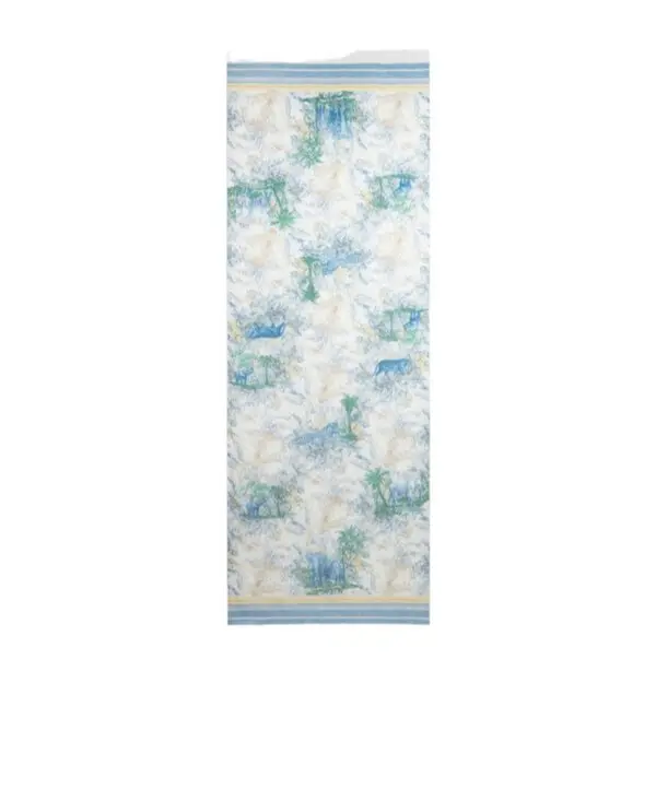 Etro Wool And Silk Scarf With Design