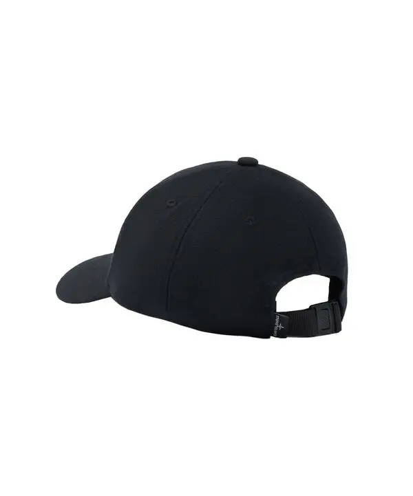Stone Island Compass Embroidered Curved Peak Cap