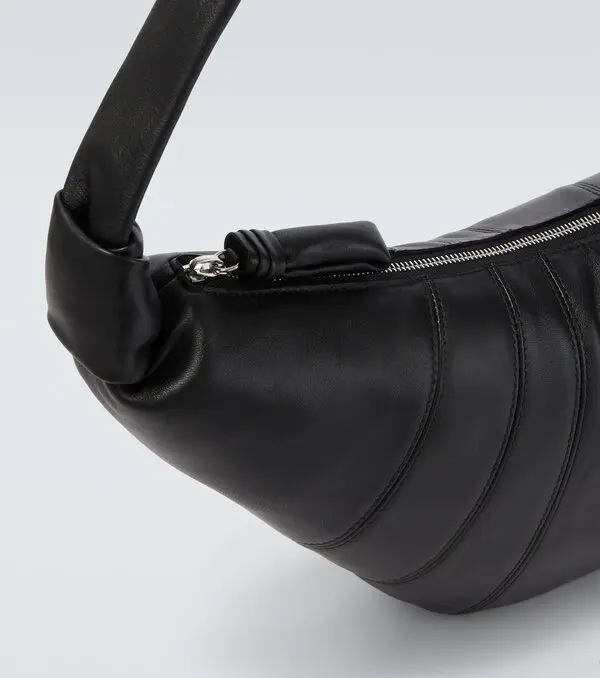 LEMAIRE Croissant Medium Leather Shoulder Bag