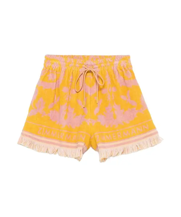 Zimmermann Wylie Shorts - Yellow
