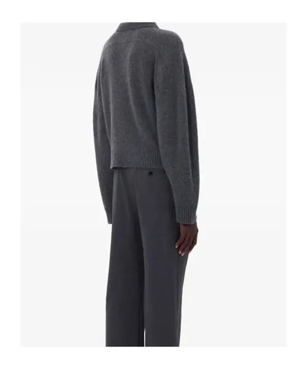 LOULOU STUDIO Polo-neck Ribbed Sweater