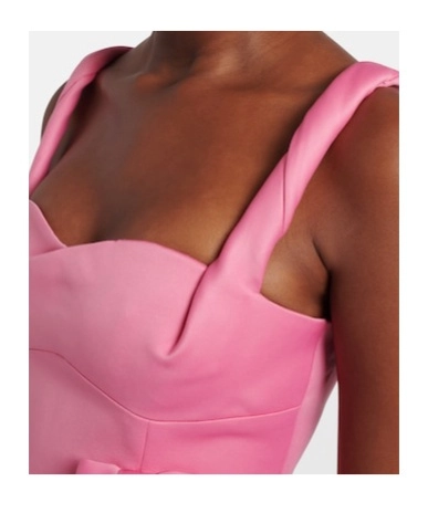 LEO Beatrice Bow-detail Midi Dress