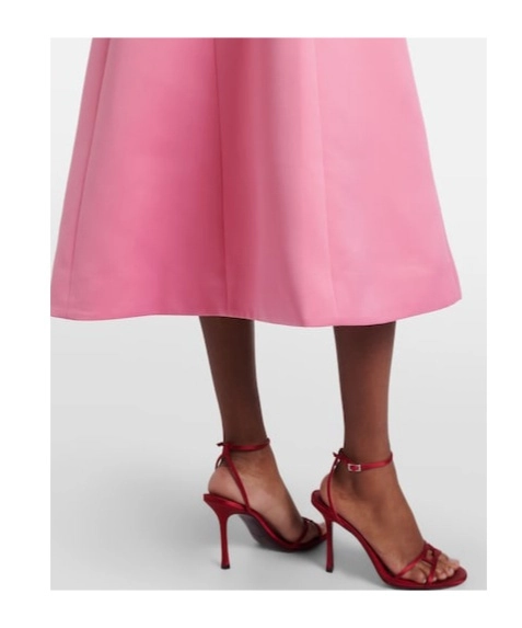 LEO Beatrice Bow-detail Midi Dress