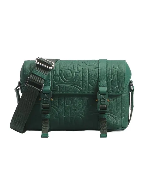 Dior Hit The Road Messenger Bag With Flap - Green