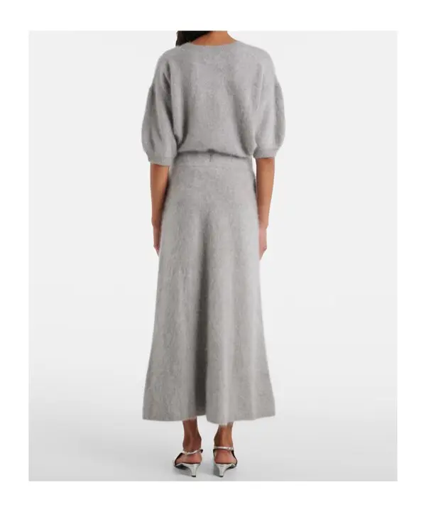 LISA YANG Asta Cashmere Midi Skirt