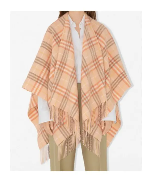 Burberry Check-pattern Cape