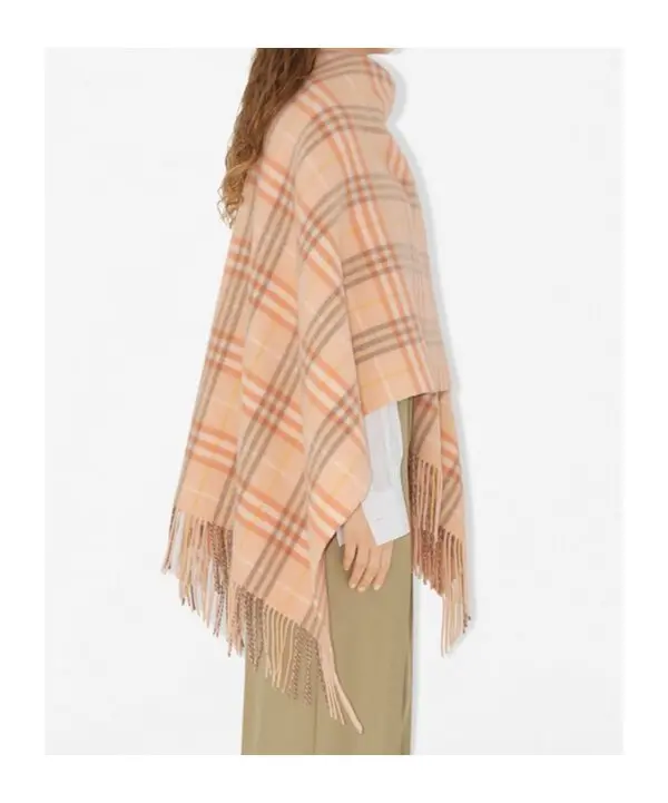 Burberry Check-pattern Cape