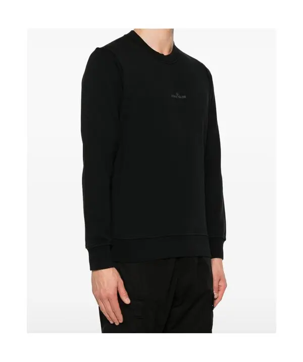 Stone Island Crewneck Sweatshirt With Logo Print