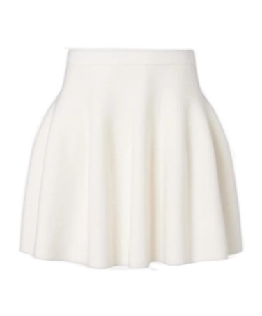 LISA YANG Wren Cashmere Miniskirt - White