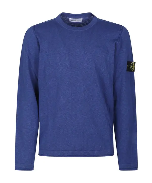 Stone Island Logo Patch Crewneck Sweatshirt