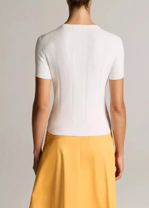 Vince Short-sleeve Knitted Cardigan