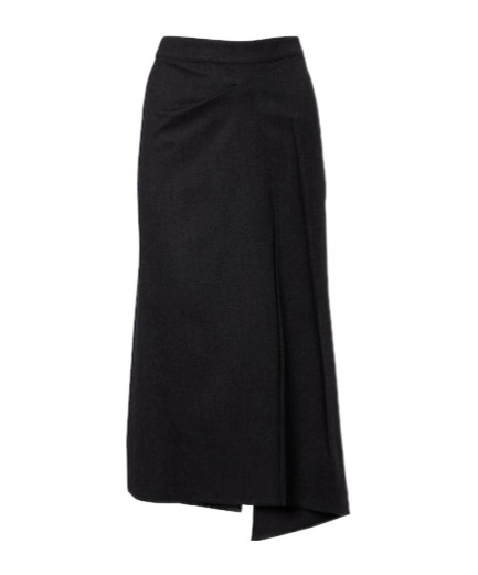 Victoria Beckham Pleated Midi Skirt