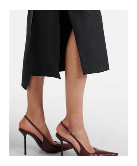 Victoria Beckham Pleated Midi Skirt