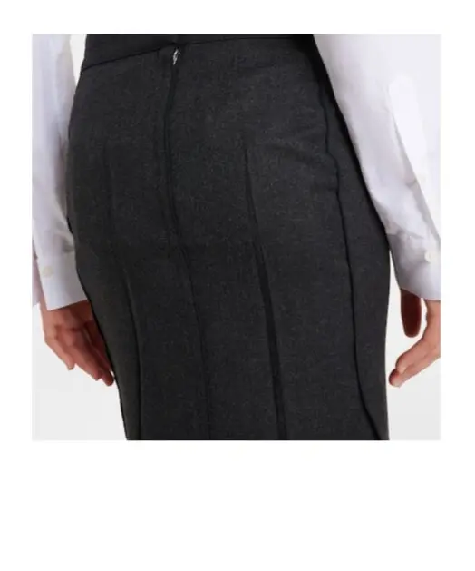 Victoria Beckham Pleated Midi Skirt
