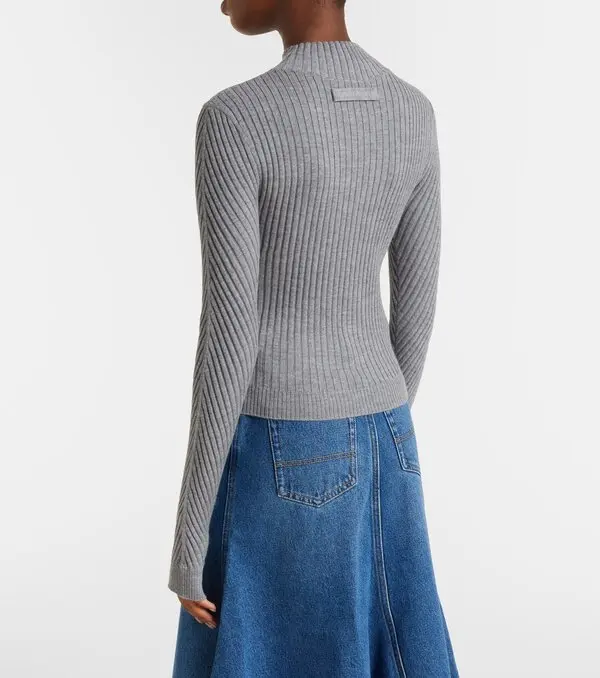 Victoria Beckham High-necked Knit Sweater