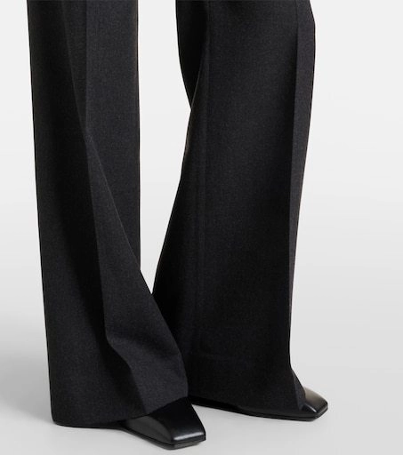 Victoria Beckham Virgin Wool Flared Pants