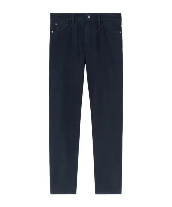 Loro Piana Cotton Trousers - Navy Blue