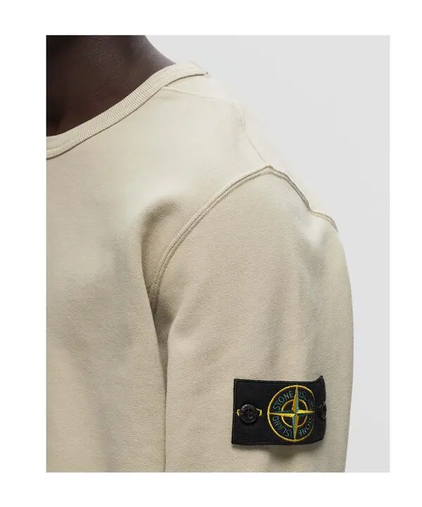 Stone Island Compass Patch Crewneck Sweatshirt