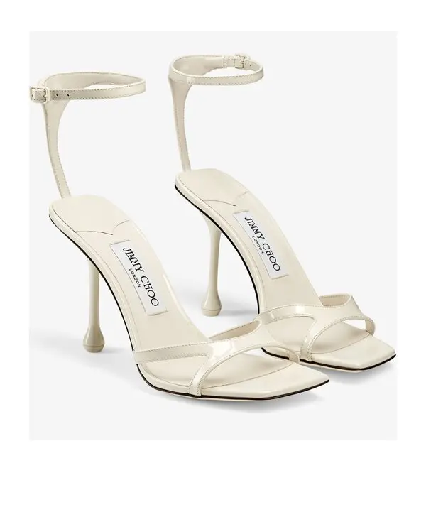 JIMMY CHOO Square Head High Heel Sandals