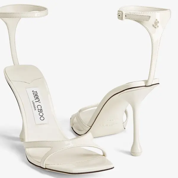 JIMMY CHOO Square Head High Heel Sandals