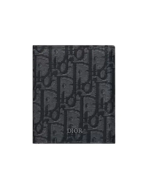 Dior Trifold Wallet - Black