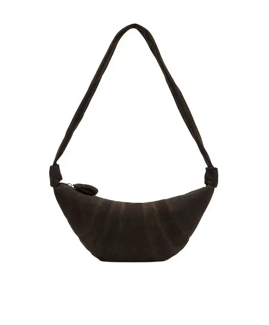 LEMAIRE Croissant Medium Leather Shoulder Bag