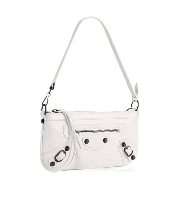 Balenciaga Le City Pouch On Strap - White