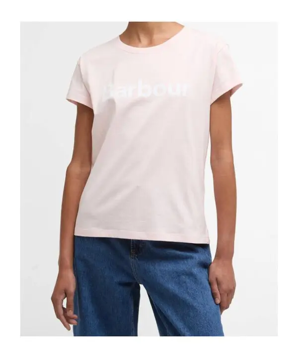 Barbour Hartland Crewneck Logo T-shirt