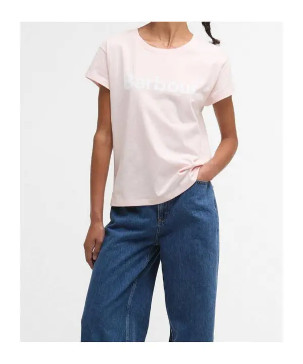 Barbour Hartland Crewneck Logo T-shirt