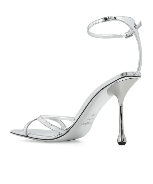 JIMMY CHOO Square Head High Heel Sandals
