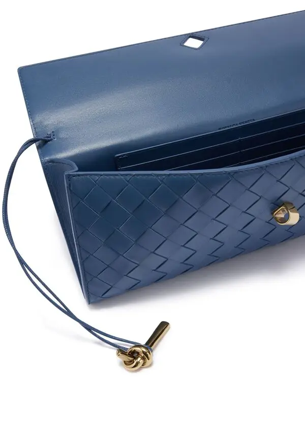 Bottega Veneta Andiamo Long Clutch With Top Handle