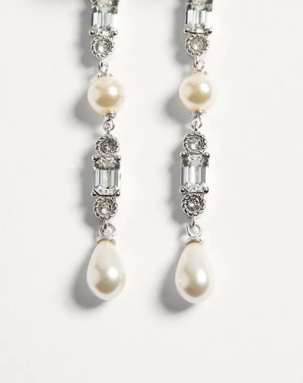 Valentino Garavani Ovalette Embellished Earrings