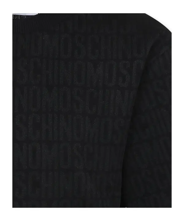 Moschino Short-sleeved T-shirt With All-over Logo