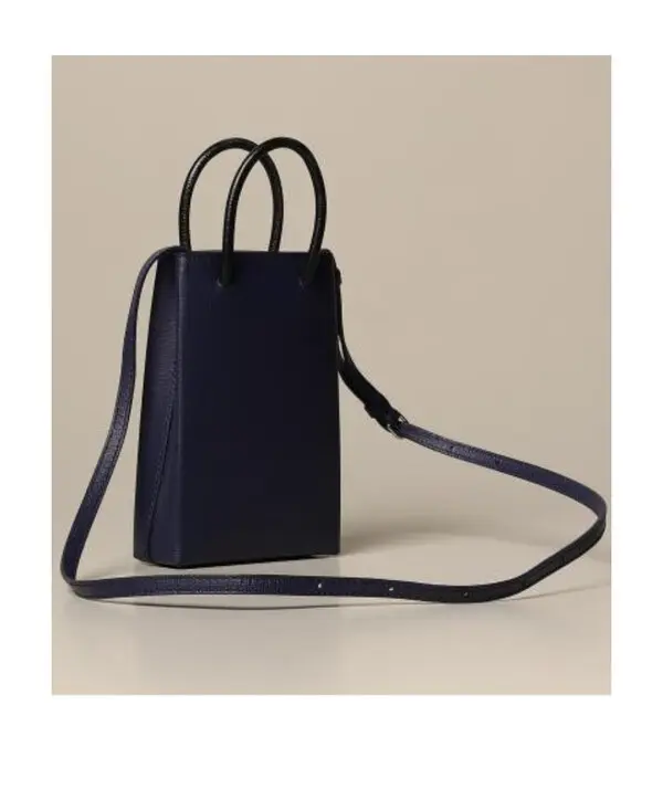 Balenciaga Shopping Phone Holder Handbag - Black