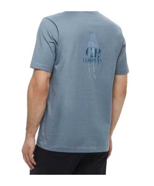 C.P. COMPANY British Sailor-embroidery T-shirt