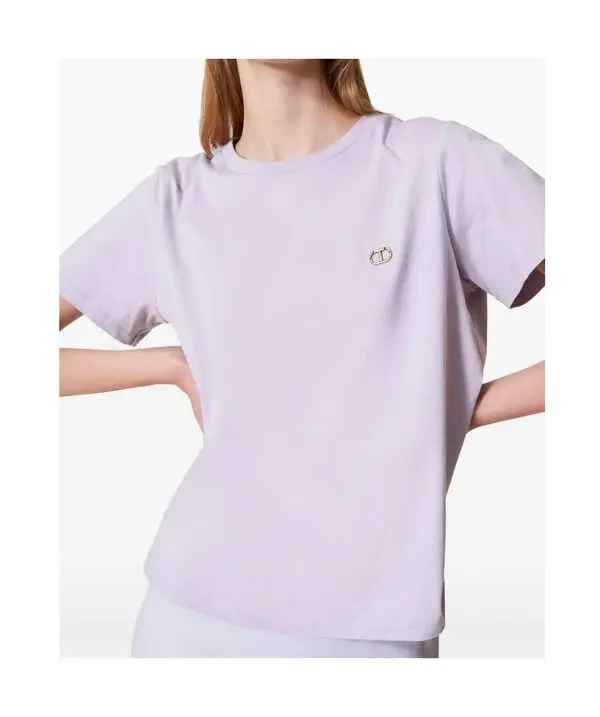 TWINSET Logo-plaque T-shirt