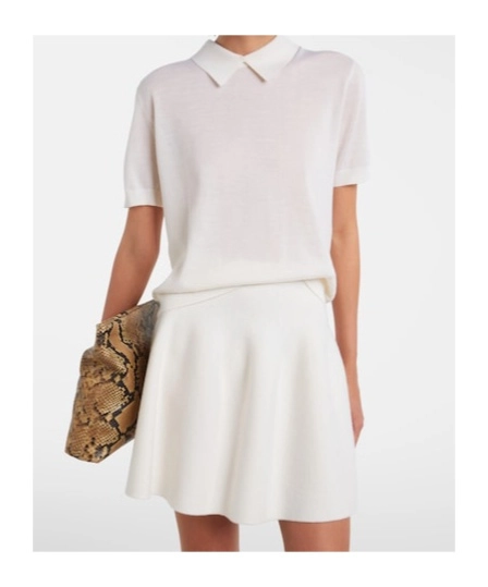 LISA YANG Short-sleeved Cashmere Polo Shirt
