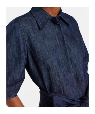 Gabriela Hearst Cotton And Linen Denim Shirt