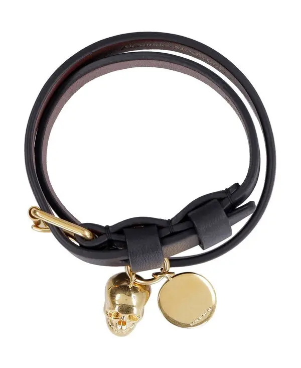 Alexander McQueen Wrap Skull Bracelet