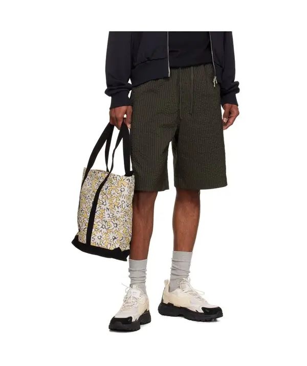 Maison Kitsuné Daisy Field Large Jacquard Tote