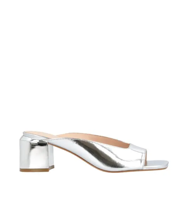 Pinko Laminated Slip-on High Heel Sandals