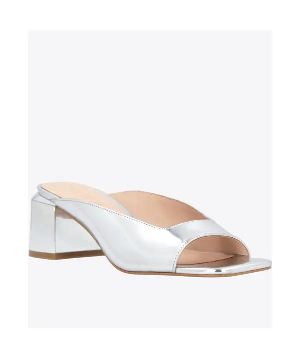Pinko Laminated Slip-on High Heel Sandals