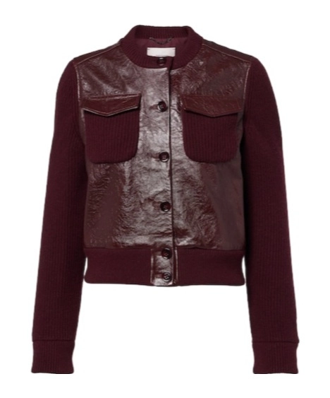 Dorothee Schumacher It's A Match Cropped Leather Jacket