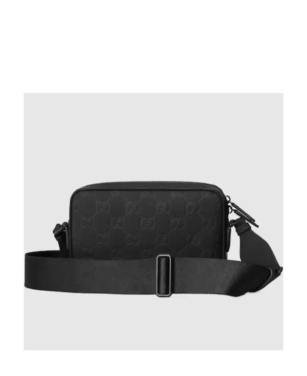 Gucci Monogrammed Zip-up Crossbody Bag